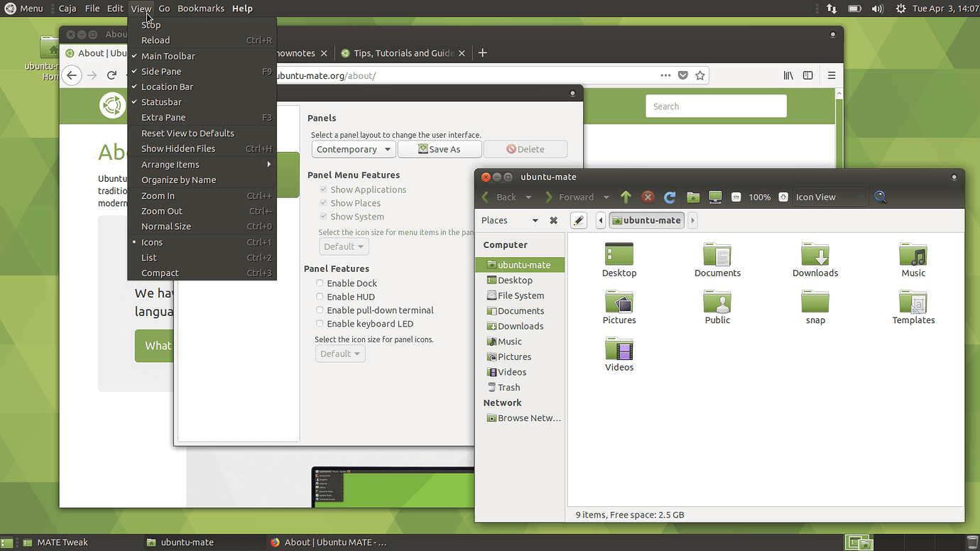Choosing and Changing Panel Layouts: Ubuntu MATE 18.04 - Tutorials ...