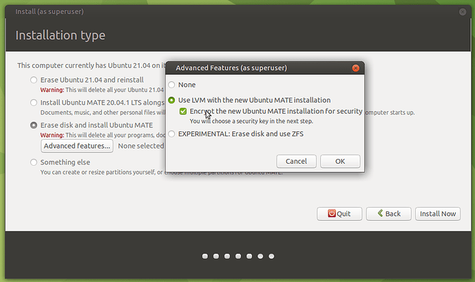 I Want To Have An Encrypted Home Directory In Ubuntu MATE 20 04 Support Help Res 